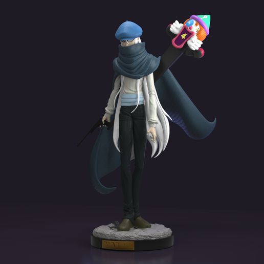 🏹 kite-kaito Hunter X Hunter ( version with cape )・ STL File for 3D ...