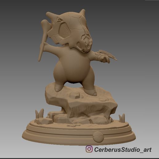 🐉 CUBONE+PREY_Crossover POKEMON + PREDATOR・Free 3D File for 3D printing ...