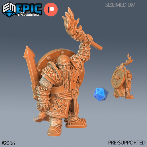 🎲 Dwarf Army Set ‧ DnD Miniature ‧ Tabletop Miniatures ‧ Gaming Monster ...