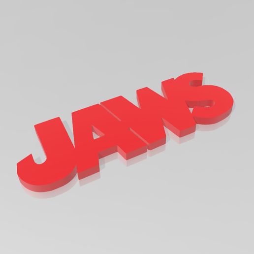 Archivo STL LOGO JAWS 🏢 ・Objeto imprimible en 3D para descargar・Cults