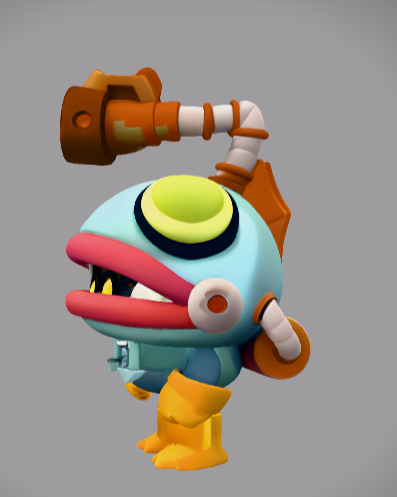 🌃 Glowbert Brawl Stars・ OBJ File for 3D printing・Cults