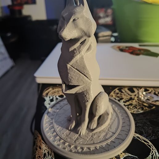 Fantasy Statue of Fen Harel (Solas) The Dread Wolf Dragon Age Veilguard ...