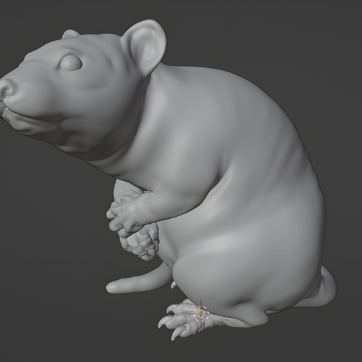 🐀 Realistic Rat Figure - Printable Collectible Model・ STL File for 3D ...