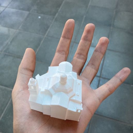 🏘️ 3D model of Calvi Cathedral - STL format・Ücretsiz STL 3D baskı için ...