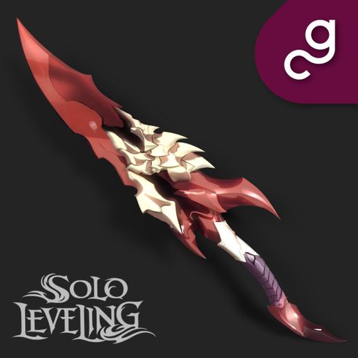 🗡️ Kamish Wrath Dagger | Solo Leveling・ STL File for 3D printing・Cults