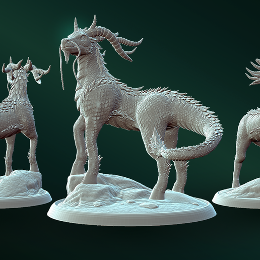 🐎 Kirin・ 3D File for ・Cults