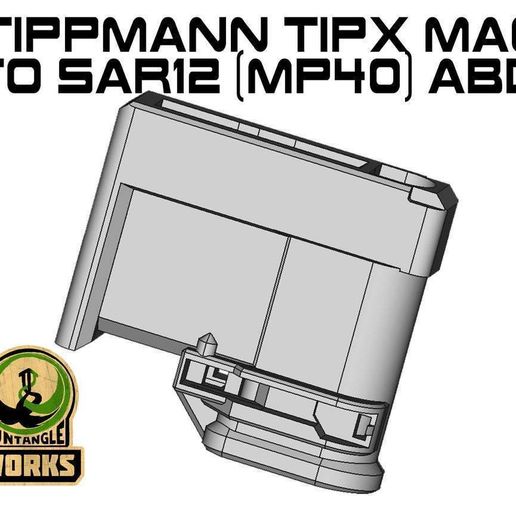 👽 Tippmann TiPX MP40 ABD model Mag to SAR12 Adapter・Free STL File for ...