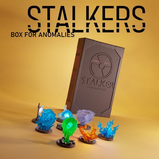STL file Stalkers Anomalies Box (FDM and Resin) 📦 ・Model to download ...