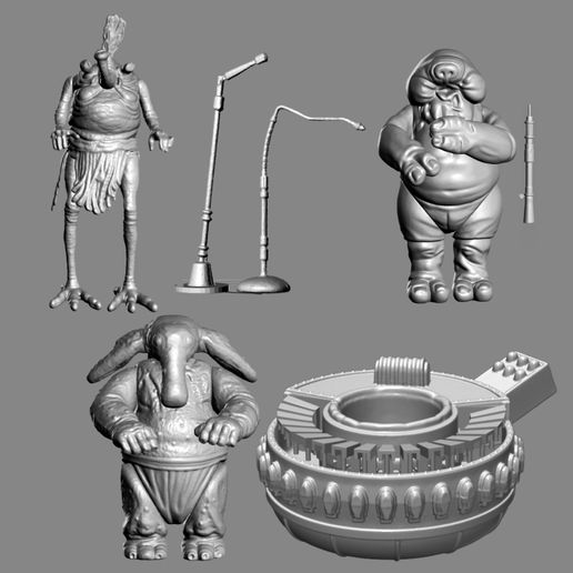 ⭐ VINTAGE STAR WARS KENNER SY SNOOTLES & THE REBO BAND ACTION FIGURES ...
