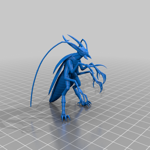 🪳 Akyishigal, Demon Lord of Cockroaches・Free STL File for 3D printing・Cults