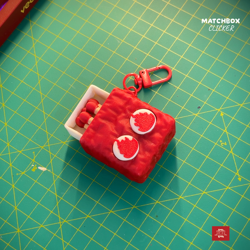 📁 Matchbox Clicker STL File – 3D Print Model (Digital Download)・Archivo ...