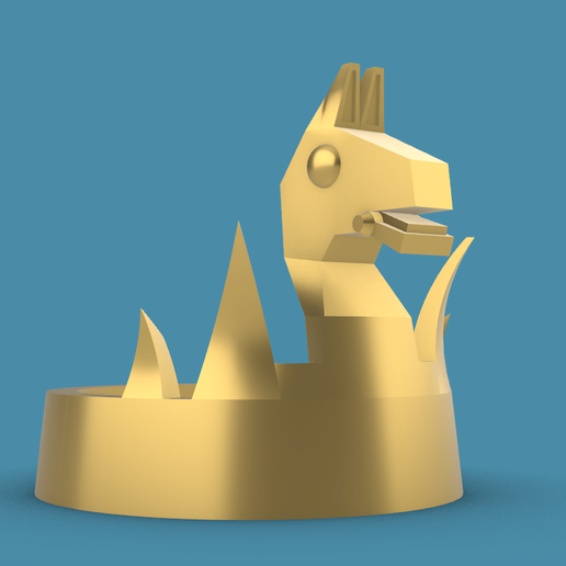️ Fortnite Victory Crown (life size)・ STL File for ・Cults