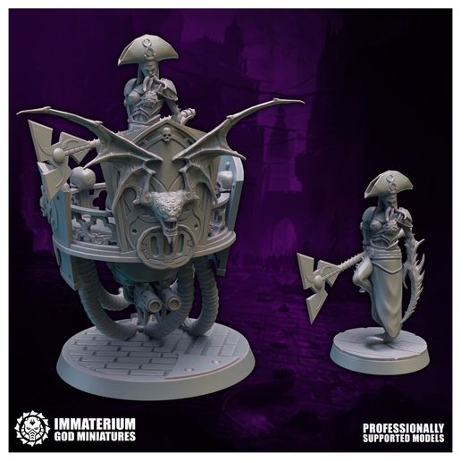 🧑‍⚖️ Pagan Judge & Doomsday throne・ 3D File for 3D printing・Cults
