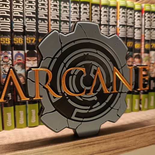 👾 Arcane 3D logo・ 3MF File for 3D printing・Cults