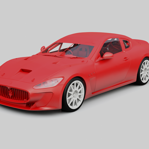 🚗 Maserati GranTurismo MC・ STL File for 3D printing・Cults