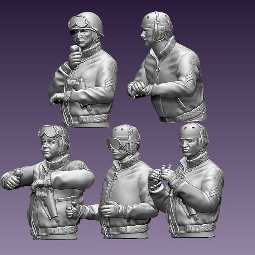 🪖 tank crew usa 3D print model・ STL File for 3D printing・Cults