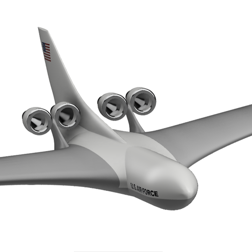 🛩️ Lockheed CL-1201 Detailed Digital Model STL/3MF・ 3MF File for 3D ...