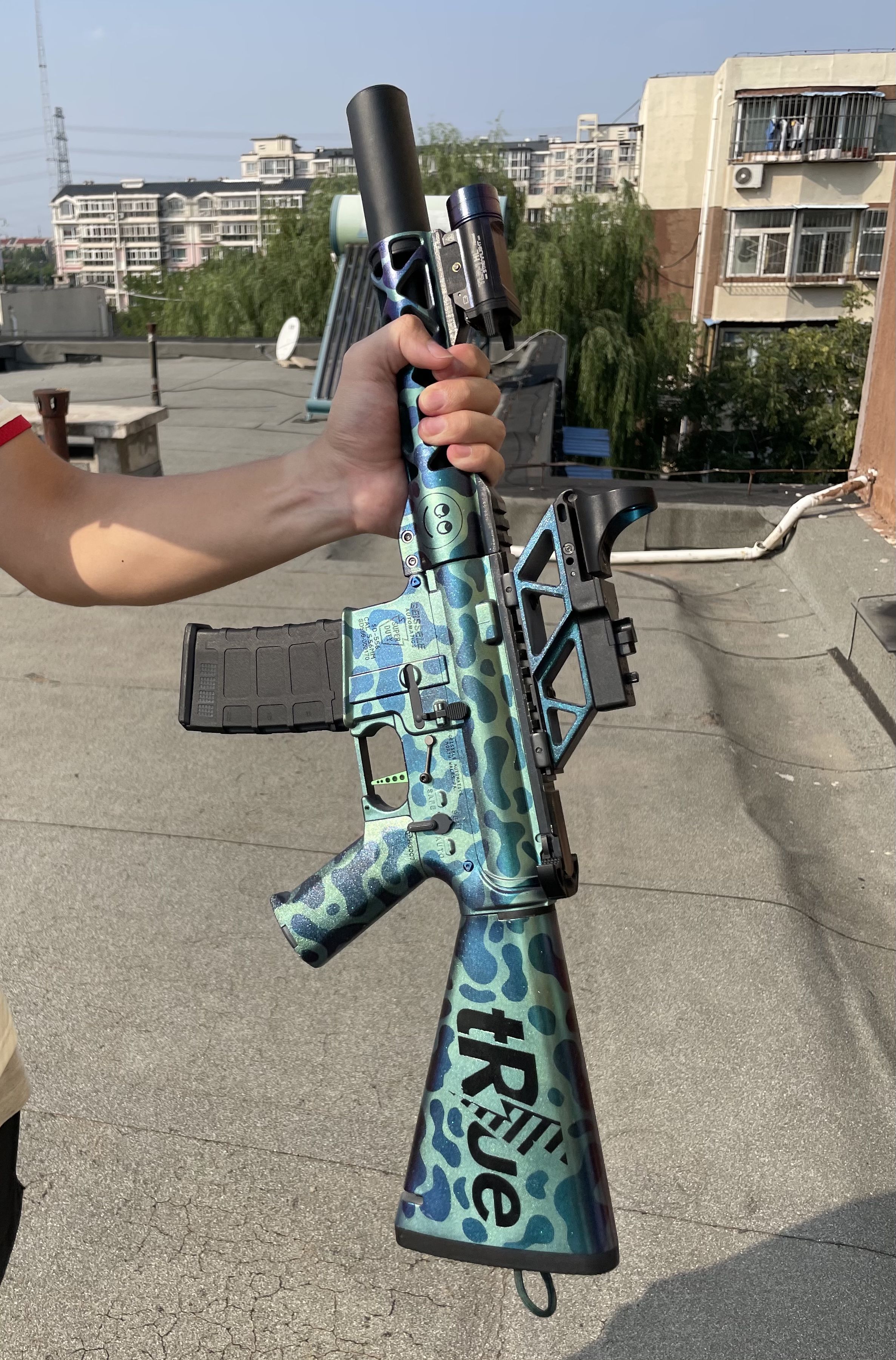 Descargar archivo STL Guardamanos de Airsoft estilo SpeedQB con raíles • Plan imprimible en 3D ...