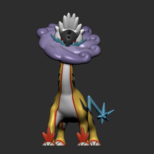 🐉 Pokemon - Raging Bolt with 2 poses・ STL File for ・Cults