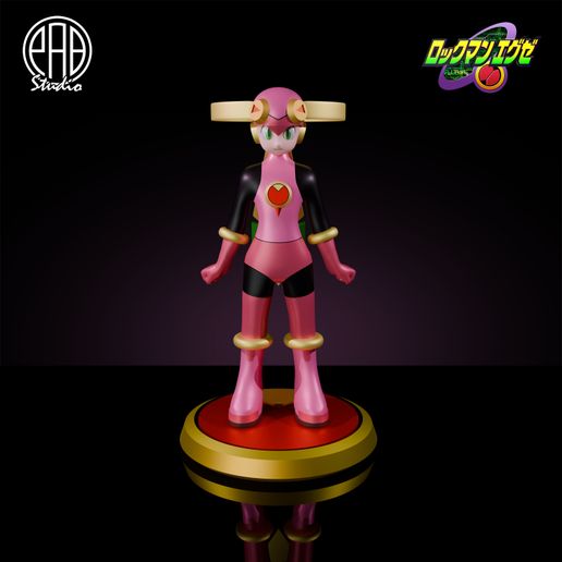 STL file MEGA MAN EXE - ROLL EXE 👨 ・Model to download and 3D print・Cults