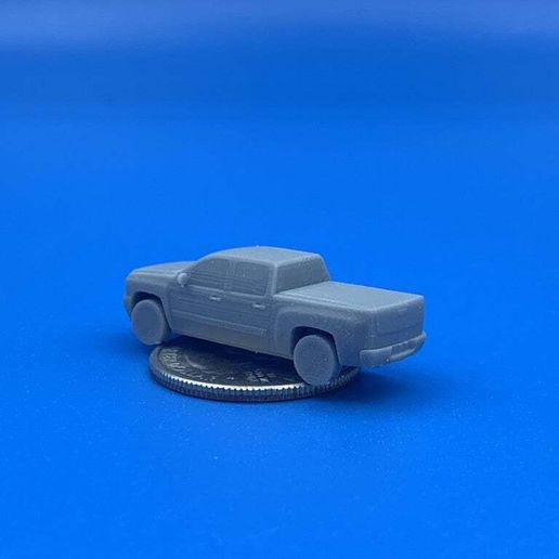 🎲 Chevy Silverado N-Scale・Free STL File for ・Cults