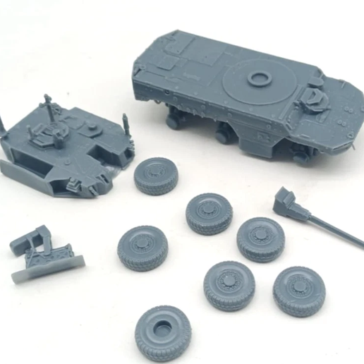 🚗 EBRC Jaguar French modern armored car 1:100・3D Print with the - 3D ...