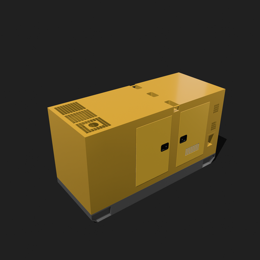 ⚡ 3D Model of Electric Generator・ STL File for ・Cults