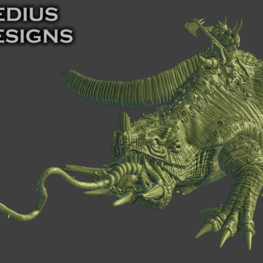 🐉 Chaotic Dragon Toad・ STL File for 3D printing・Cults