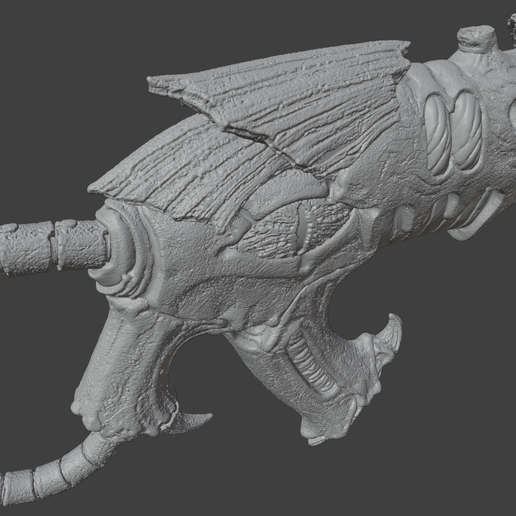 🔫 Fleshborer gun - Termagant - Space marine・ STL File for 3D printing・Cults
