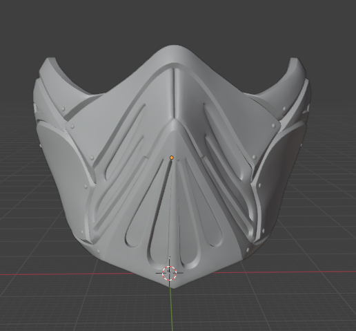 STL file Rain Mask Mortal Kombat 1995 🌧️ ・3D printer model to download ...