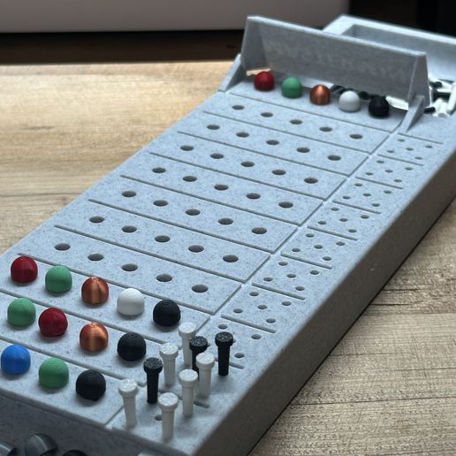 ♟ Mastermind Board Game n=5・Free STL File for 3D printing・Cults
