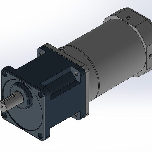 🎒 180 WATT COMPACT AC INDUCTION GEARED MOTOR・ STEP File for 3D printing ...