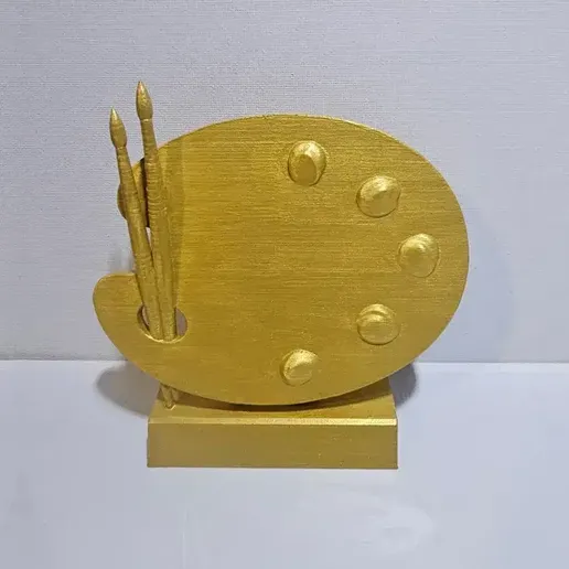 STL file Paint Trophy for Paint Artists 🎨 ・3D printer model to download ...