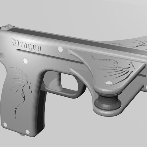 🐉 Crossbow - Dragon V2・ STL File for ・Cults