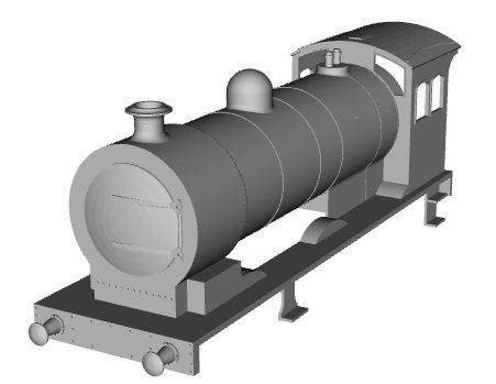 🚂 NER P3 Class(LNER J27) type 57 boiler, superheated version 1/100 ...