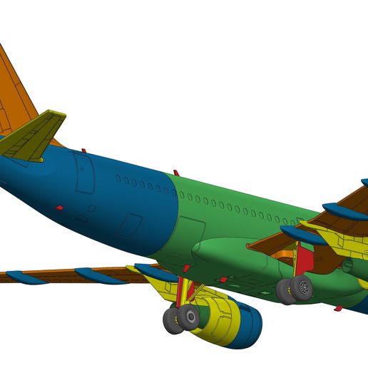⬇️ 113223 Model kit A320CEO CFMI Sh Down scale 1/48・ 3D File for 3D ...