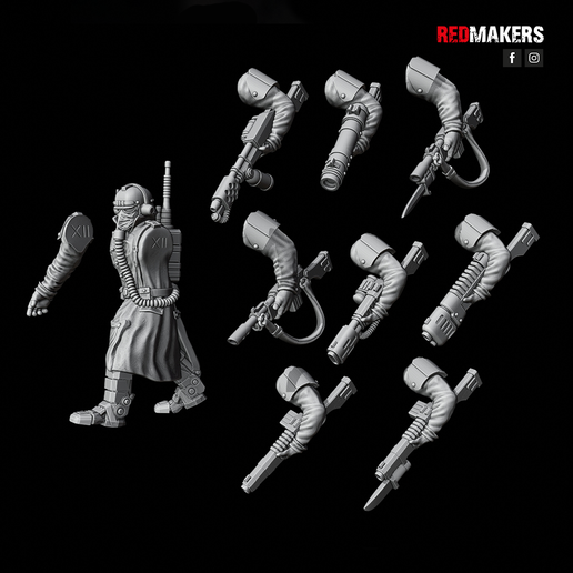 🎲 Death squad of the Imperial force Bionic legs・ 3D File for 3D ...