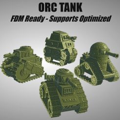 3D printable Orc Tank Squad • made with elegoo neptune 4・Cults