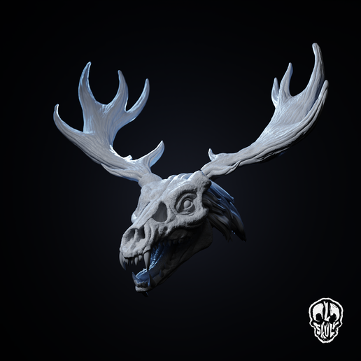 👹 Wendigo custom head・ STL File for 3D printing・Cults