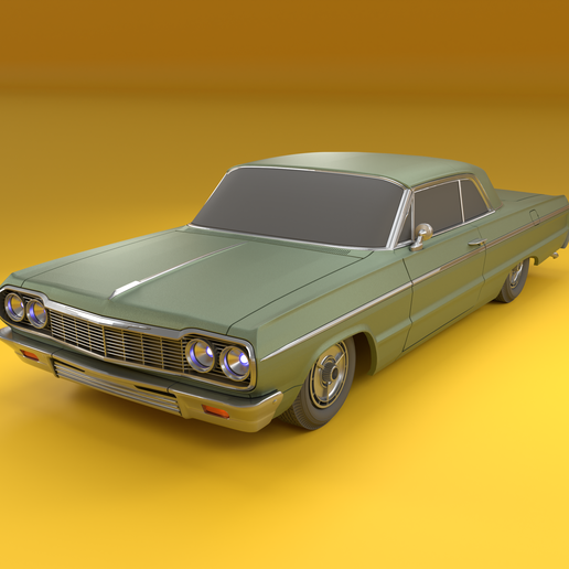 🚙 RC 1/10 IMPALA SS 1964・ STL File for 3D printing・Cults