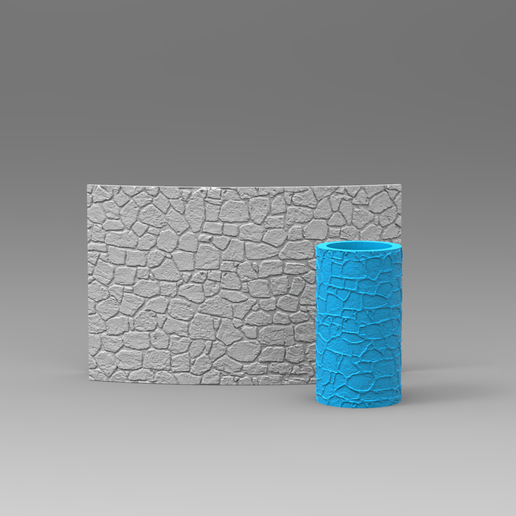 STL file 6 Texture Roller for Wargaming & DND (seamless)・Design to ...