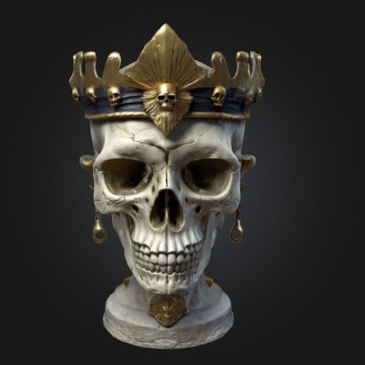 3D file Human Skull Bust | Stl,Obj,Glb,Fbx 💀 ・Design to download and 3D ...