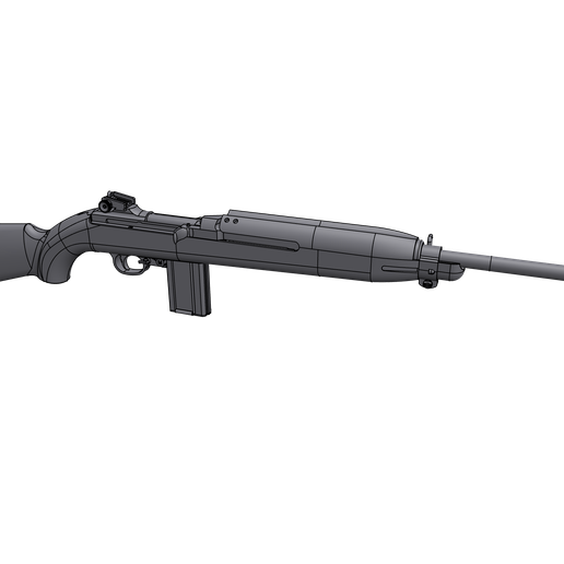 🪖 M1 Carbine (3D-printed replica)・ 3D File for 3D printing・Cults