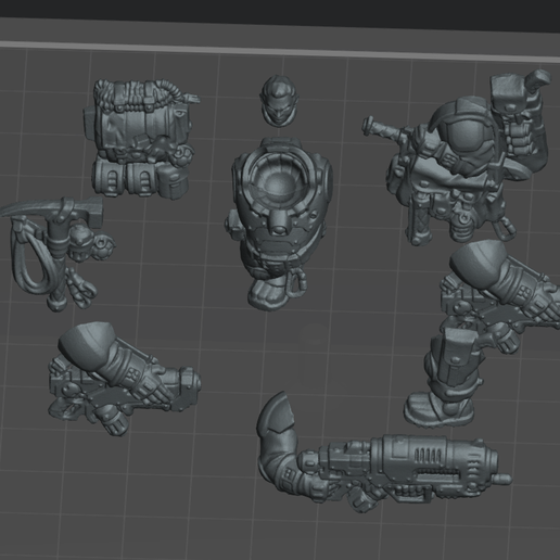 🛰 stumpy little space dwarf team・ 3D File for 3D printing・Cults