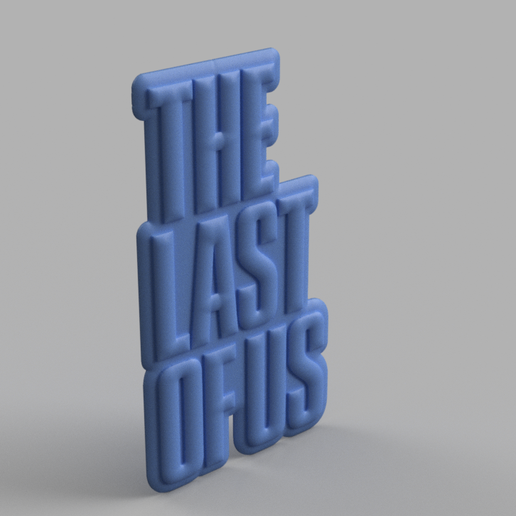 🧷 The Last of Us logo・ STL File for ・Cults