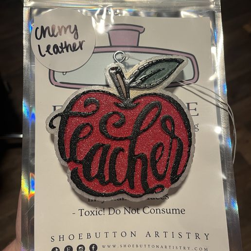 🧑‍🏫 Teacher Apple Freshie Mold - 3D Model Mold Box for Silicone Freshie ...