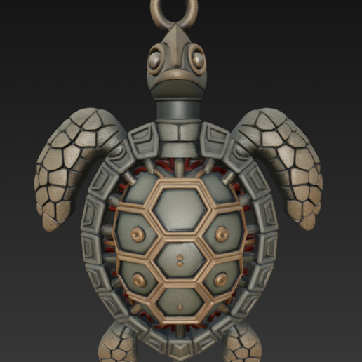 🐢 Metal turtle・ 3D File for 3D printing・Cults