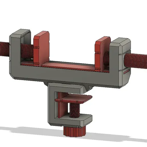 🆓 Desk Vice & C-Clamp (Support/Hardware Free)・Free 3D File for ・Cults