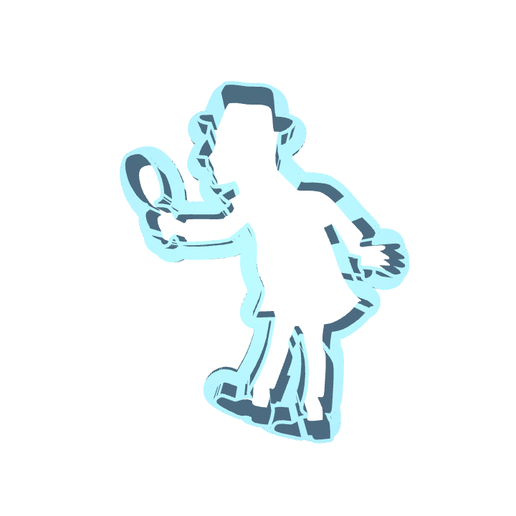 STL file cookie cutter Detective with magnifying glass and tracker dog ...