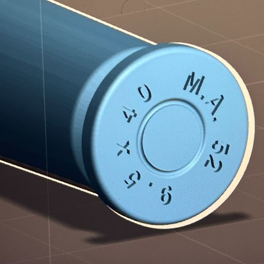 STL file HALO: REPLICA 9.5x40mm BATTLE RIFLE CARTRIDGE (ACCURATE TO ...